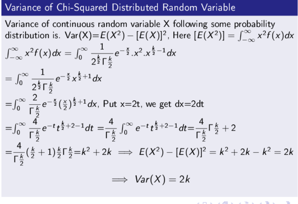 Chi Square Distribution - PostNetwork Academy